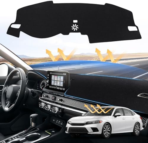 Amazon.com: Sunsdrew Civic Dash Cover for 2024 2023 2022 Honda Civic ...