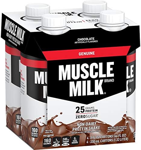 Amazon.com : Muscle Milk Genuine Protein Shake, Chocolate, 25g Protein ...