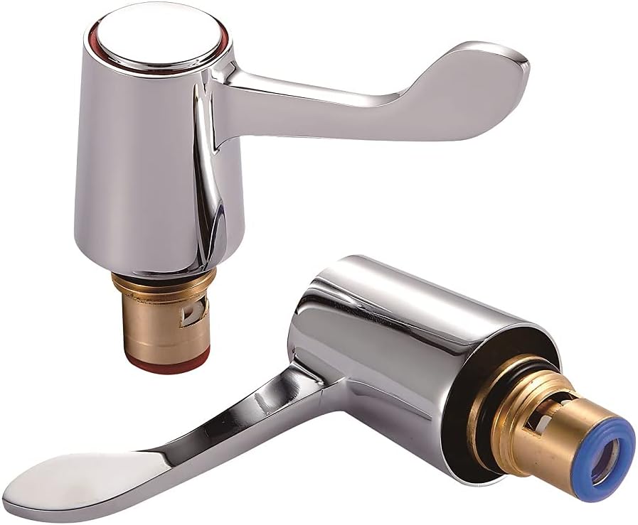 Replacement Lever Basin Tap Conversion Kit Reviver 1/2" 1/4 Turn Pair ...