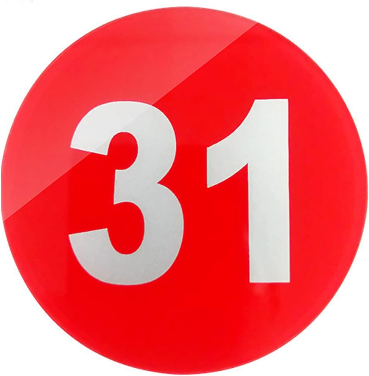 Amazon.com: Strong Acrylic Table Numbers, Double-sided Tape White on ...
