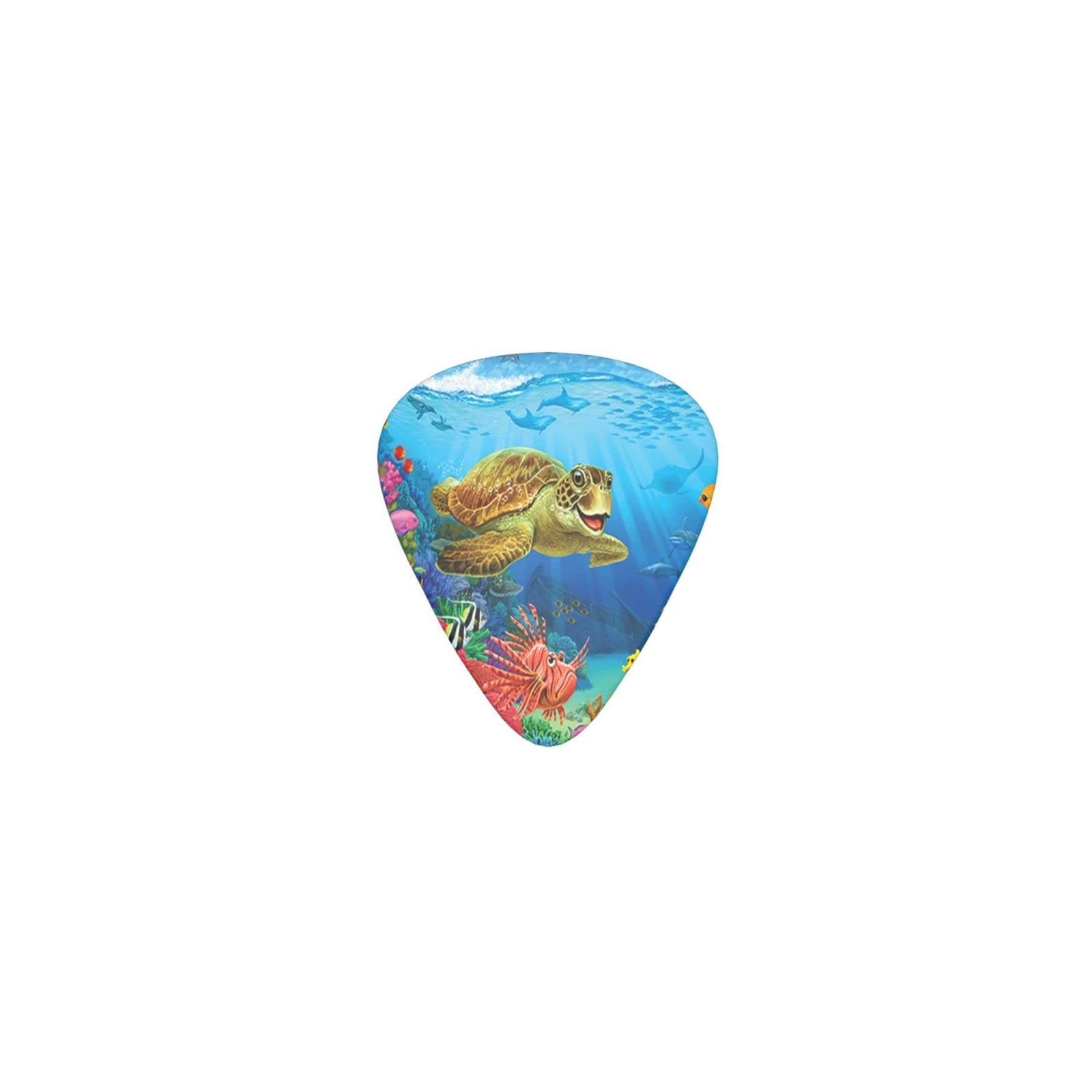 Snapklik.com : Sea Turtle Guitar Picks For Electric Guitar Kids Blue 12 ...