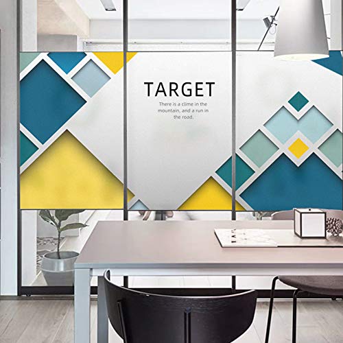 Office Window Cling Frosted Glass Sticker No Glue Window Sticker