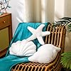 Amazon.com: Soaoo 3 Pcs White Starfish Shell Sea Snail Pillows 11.8 ...