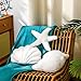 Amazon.com: Soaoo 3 Pcs White Starfish Shell Sea Snail Pillows 11.8 ...