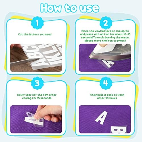 Amazon.com: 12 Pcs 12 Colors Children's Artists Fabric Aprons with 10 ...