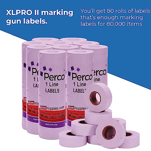 Snapklik.com : Perco 1 Line Lavender Labels - 10 Sleeve