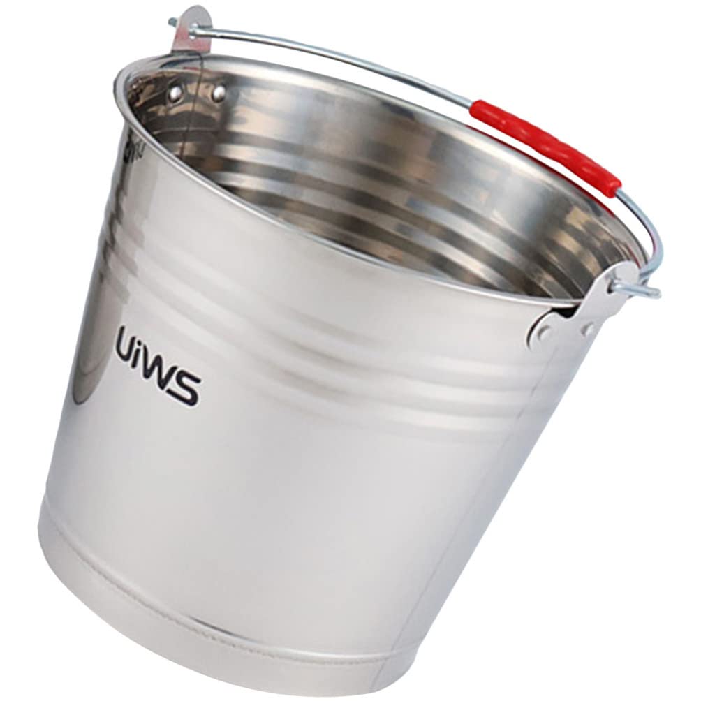 Amazon.com: Zerodeko Stainless Steel Container Stainless Steel Bucket ...