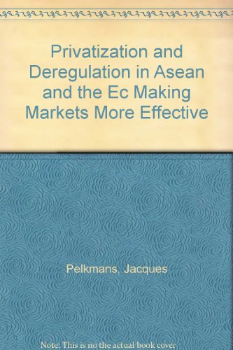 『Privatization and Deregulation in Asean and the Ec Making - 読書メーター
