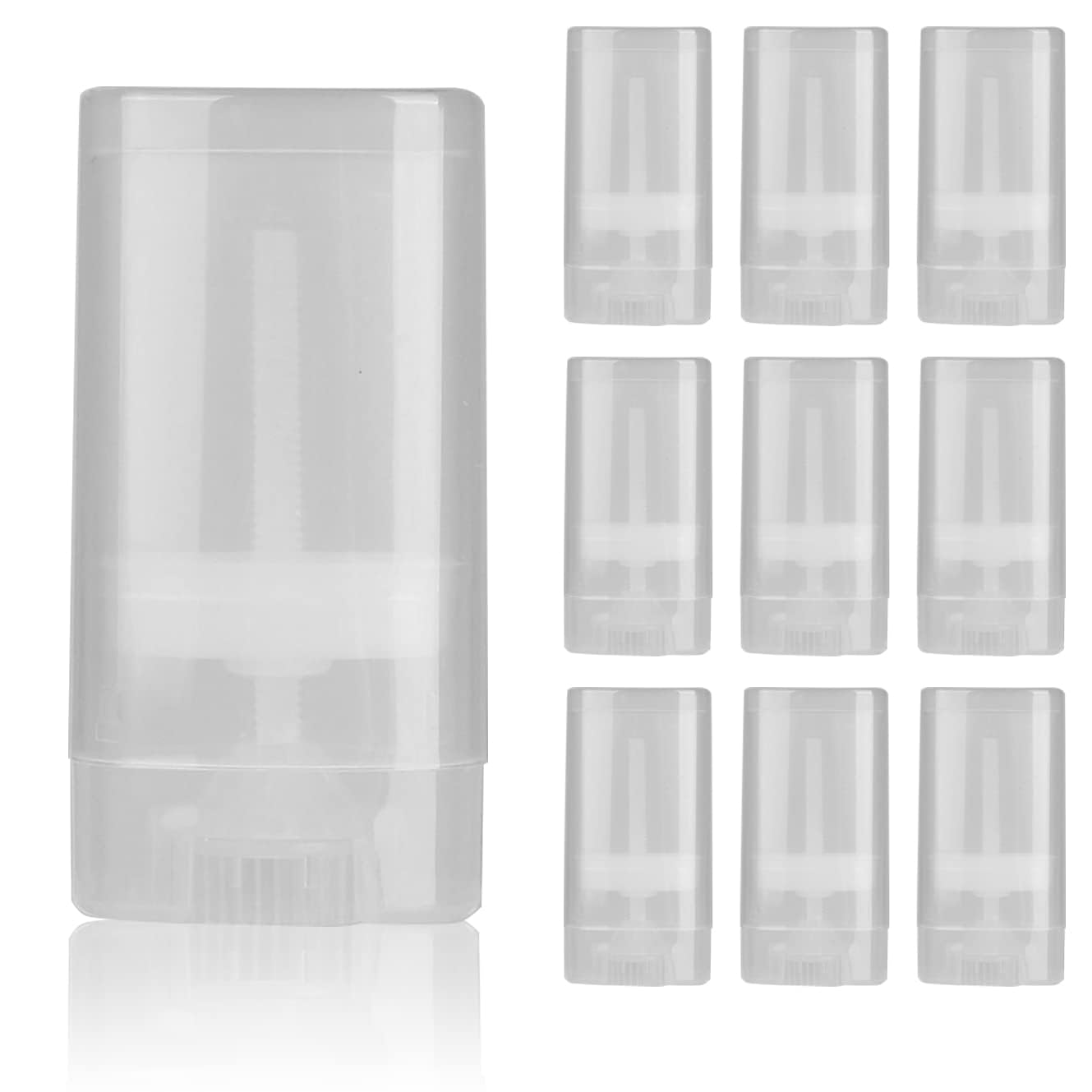 Buy Hunky Dory 10pcs 15ml Empty Transparent Plastic Deodorant ...