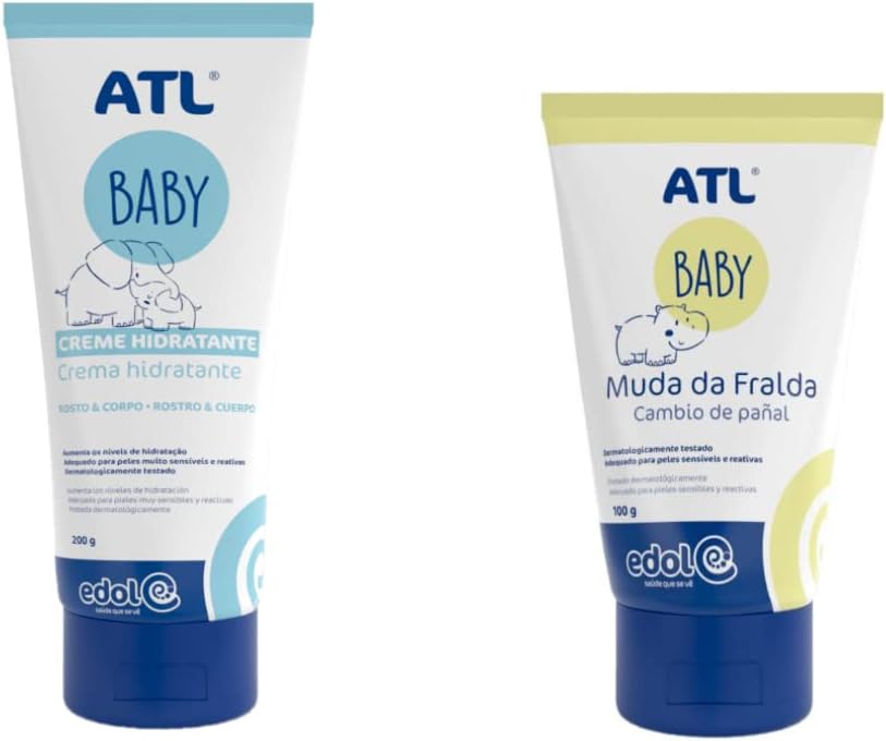 ATL Nappy Cream | 100g | Baby Barrier Cream + ATL Baby Moisturizing ...