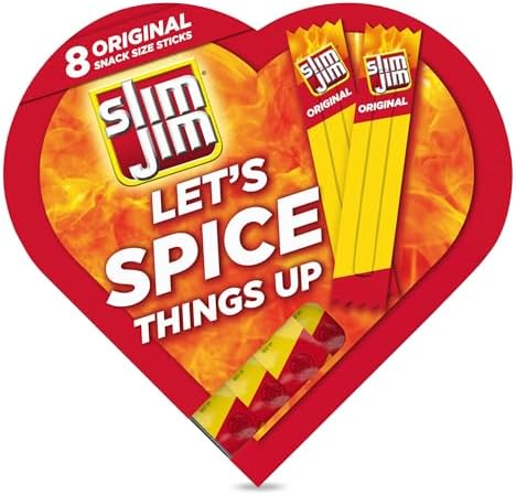 Amazon.com : Slim Jim Smoked Meat Sticks, Original, Gifts for Him ...