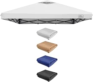 Amazon.com : KAMPKEEPER Pop Up Canopy Tent Top Replacement Cover Roof ...