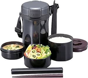 Tiger 3-cups Thermal Lunch Boxes (Charcoal Grey) : Amazon.ca: Home