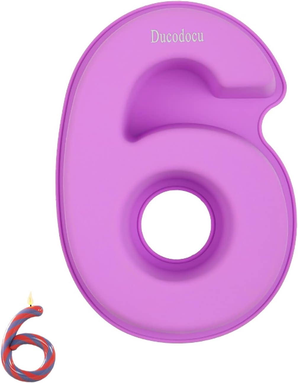 Amazon.com: Ducodocu Large Silicone Number Cake Mould 3D Novelty Cake ...