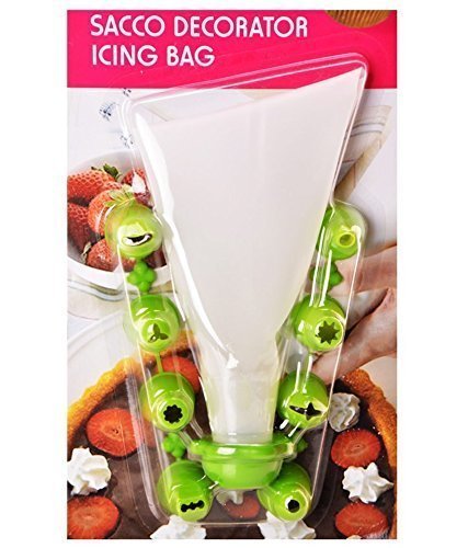 Buy Glowick Cake Decoration Whipped Cream Icing Piping Bag and Nozzles ...
