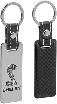 Shelby Snake Carbon Fiber Keychain - Made From Genuine Carbon Fiber ...