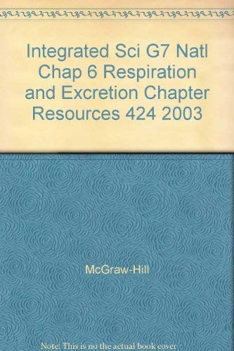 Integrated Sci G7 Natl Chap 6 Respiration and Excretion Chapter ...