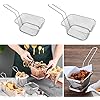 Amazon.com: Silver Mini French Fries Basket Net, Stainless Steel Square ...