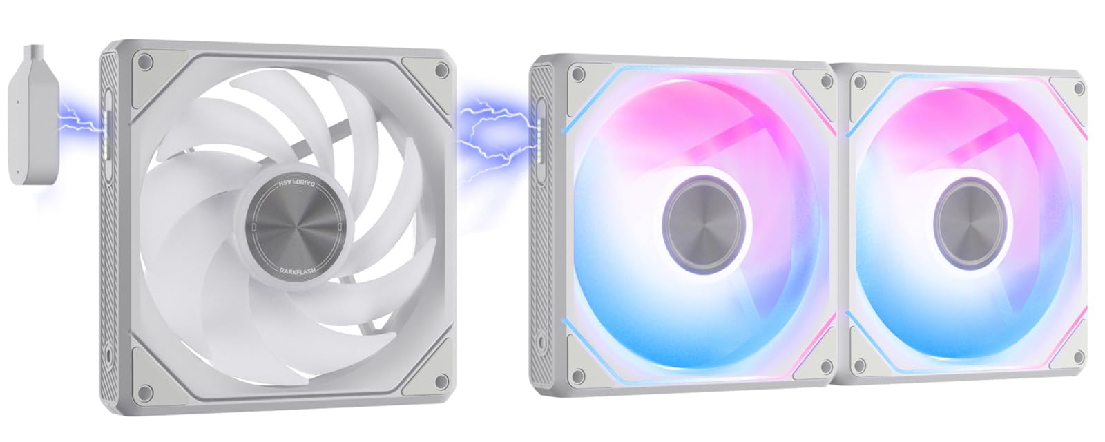 Amazon.com: darkFlash G24 120MM Magnetic ARGB PC Case Fans - 3 Pack ...