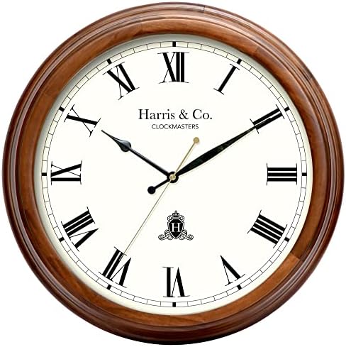 Buy HARRIS & CO. CLOCKMASTERS Premium Luxury Analog Wall Clock ...