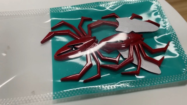 Watch spider emblem car fender badge decal on Amazon Live