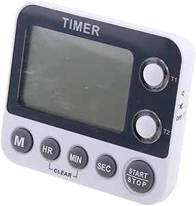 2 Channel Timer Stopwatch Kitchen Cooking Countdown Alarm Clock ...