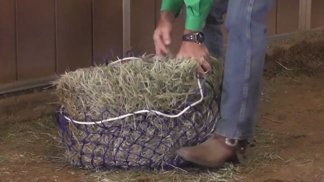 Watch Filling and Hanging a Slow Feed Hay Net on Amazon Live