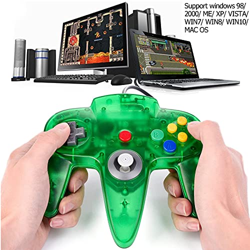 Snapklik.com : Miadore 2 Pack USB Wired N64 Controller, Classic N64 PC ...