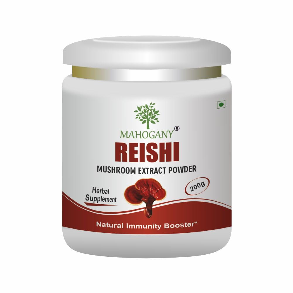 Mahogany Reishi Mushroom (Ganoderma Lucidum) Extract Powder 200g ...