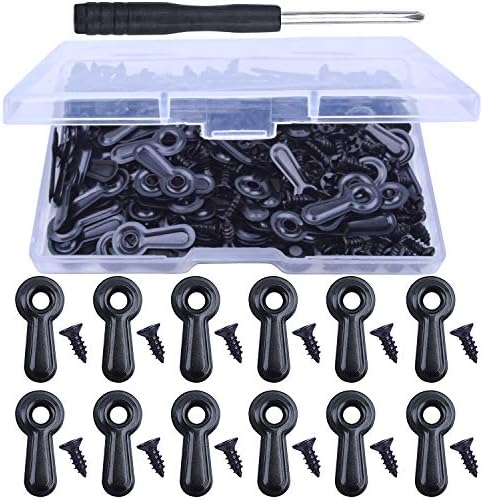 120 Pieces Frame Picture Turn Button with 120 Pieces Screws for Hanging ...