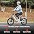 INVANTI Electric Bike, 20" Fat Tire Step-Thru Electric Bicycle, 900W ...