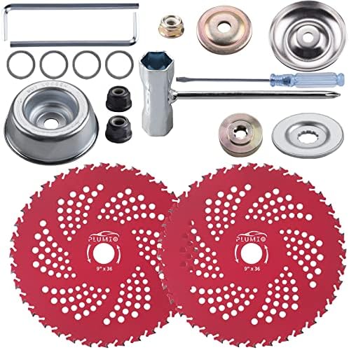 Amazon.com: NeJesZoe 9" x 36 Teeth Carbide Tipped Brush Cutter Blades ...