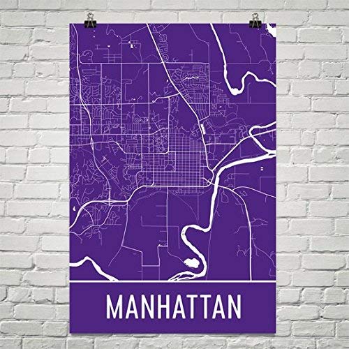 Manhattan KS Poster, Manhattan KS Art Print, Manhattan KS Wall Art ...