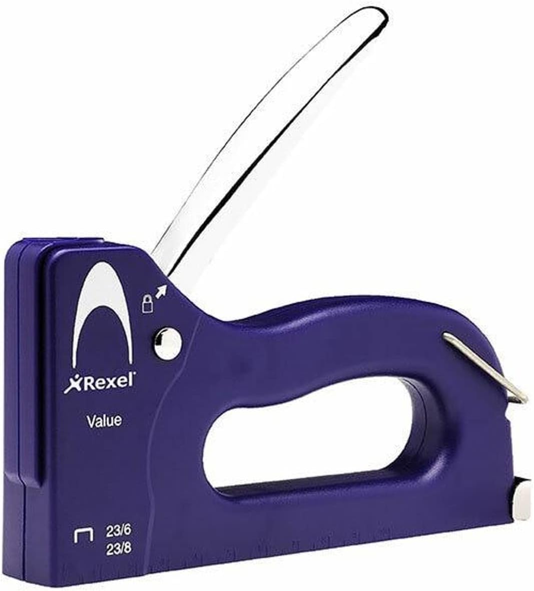 Rexel Value Tacker with Ruler (Blue) : Amazon.co.uk: Stationery ...