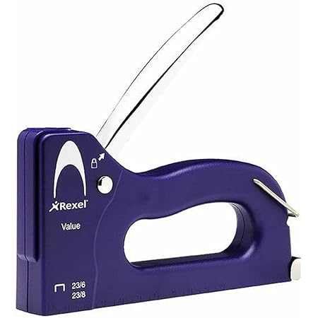 Rapesco 0955 T8-Lite Staple Tacker with 300 13/6 mm Staples, Blue ...