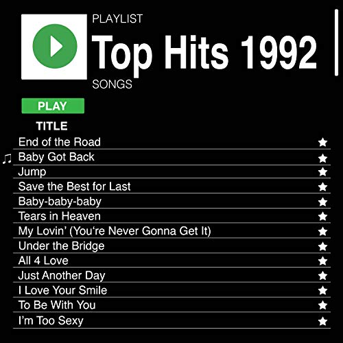 Amazon MusicでVARIOUS ARTISTSのTop Hits 1992を再生する