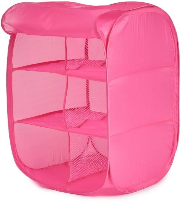 Amazon.com: InstaCubby Pop-Up Organizer & Shoe Storage, Pink (17" x 12 ...