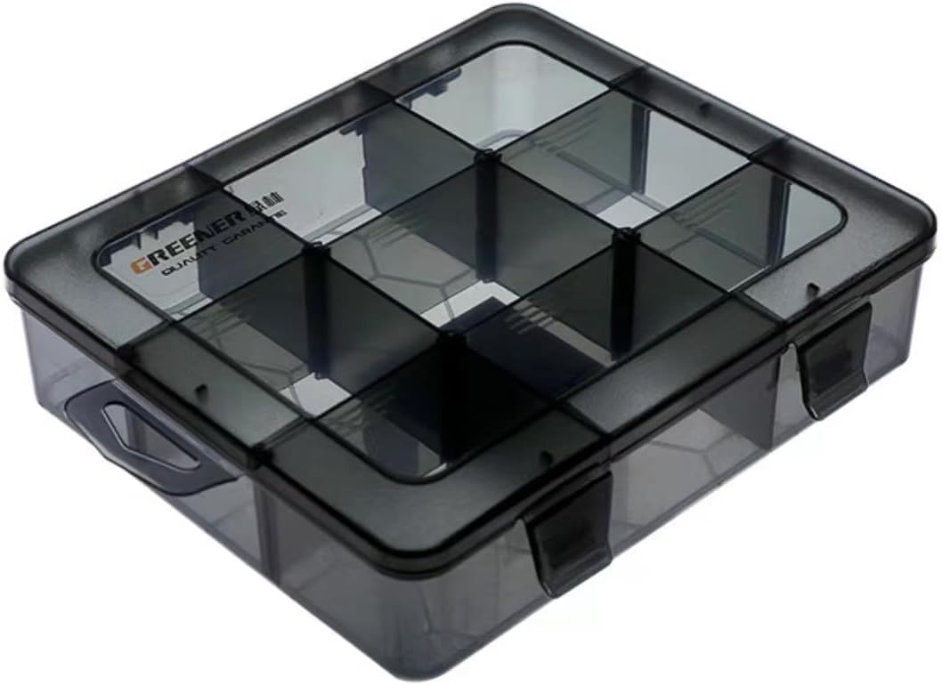 Amazon.com: PRSIVT 9 grid parts mesh Plastic storage box Adjustable ...