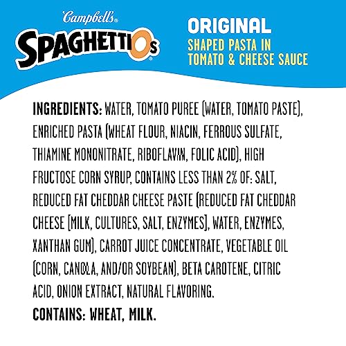 Snapklik.com : SpaghettiOs Original Marvels Spider-Man Shaped Canned Pasta