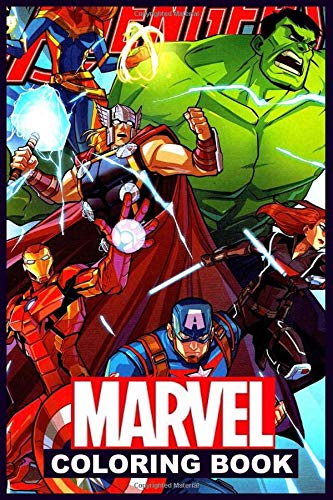 Buy Marvel Coloring Book: Marvel Coloring Book: Super heroes ...