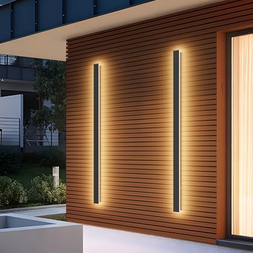 Ralbay 2 Pack 47.3inch Long Outdoor LED Wall Light Fixture, 35W ...