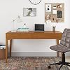 Amazon.com: SIMPLIHOME Harper Desk - 60 Inch Wide Solid Wood Writing ...