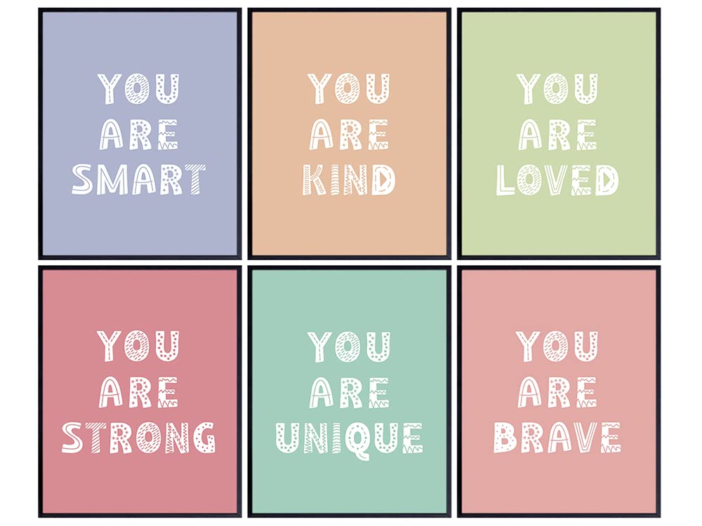 Amazon.com: Positive Affirmations Wall Art & Decor - Family Wall Art ...