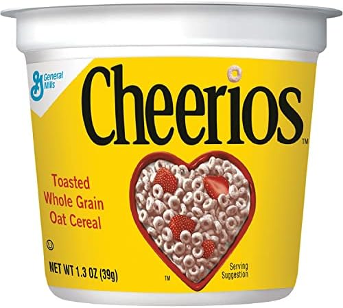 Amazon.com: Cheerios Cereal-in-a-Cup - 6 individual cups: Breakfast Cereals