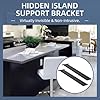 Amazon.com: Hidden Island Countertop Support Bracket, 2 Pack Heavy Duty ...
