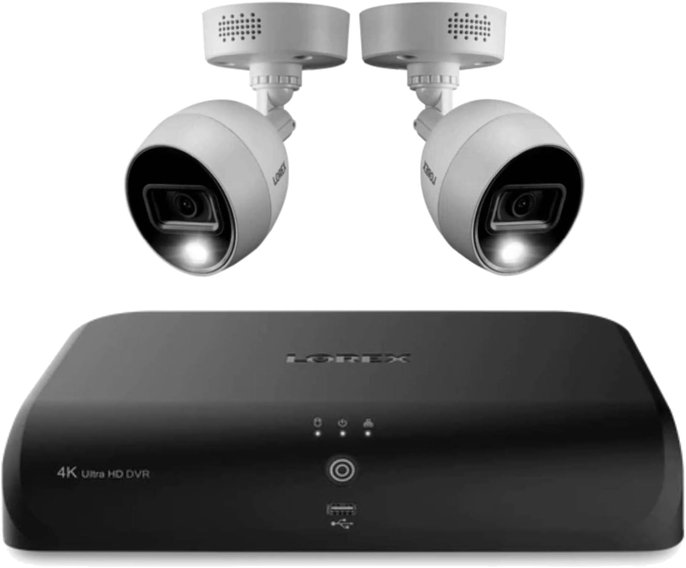 Amazon.com: Lorex D4K2AD-82-C883 4K 8-Channel 2TB Wired DVR System with 2X Active Deterrence ...
