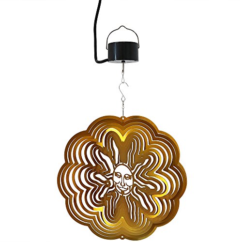 Sunnydaze 3D Sun Wind Spinner with Hook, 12-Inch – BrickSeek
