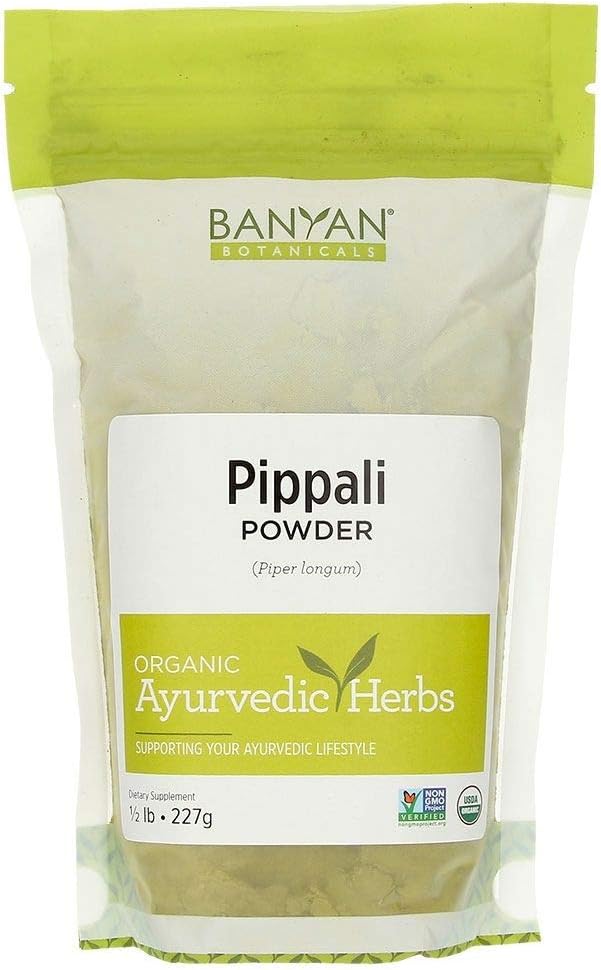 Amazon.com : Banyan Botanicals Organic Pippali Powder - Certified USDA ...