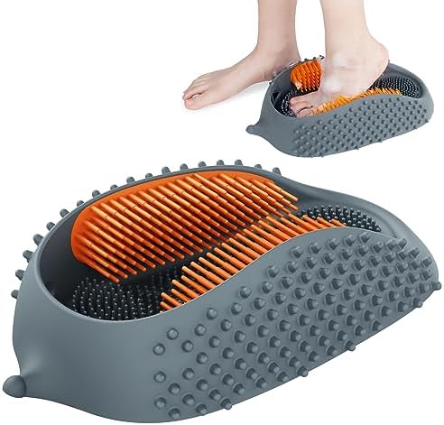 Amazon.com: JIALEYA Lu-lala Shower Foot Scrubber - Portable Manual Foot ...