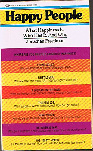 Happy People: Freedman, Jonathan: 9780345285355: Amazon.com: Books